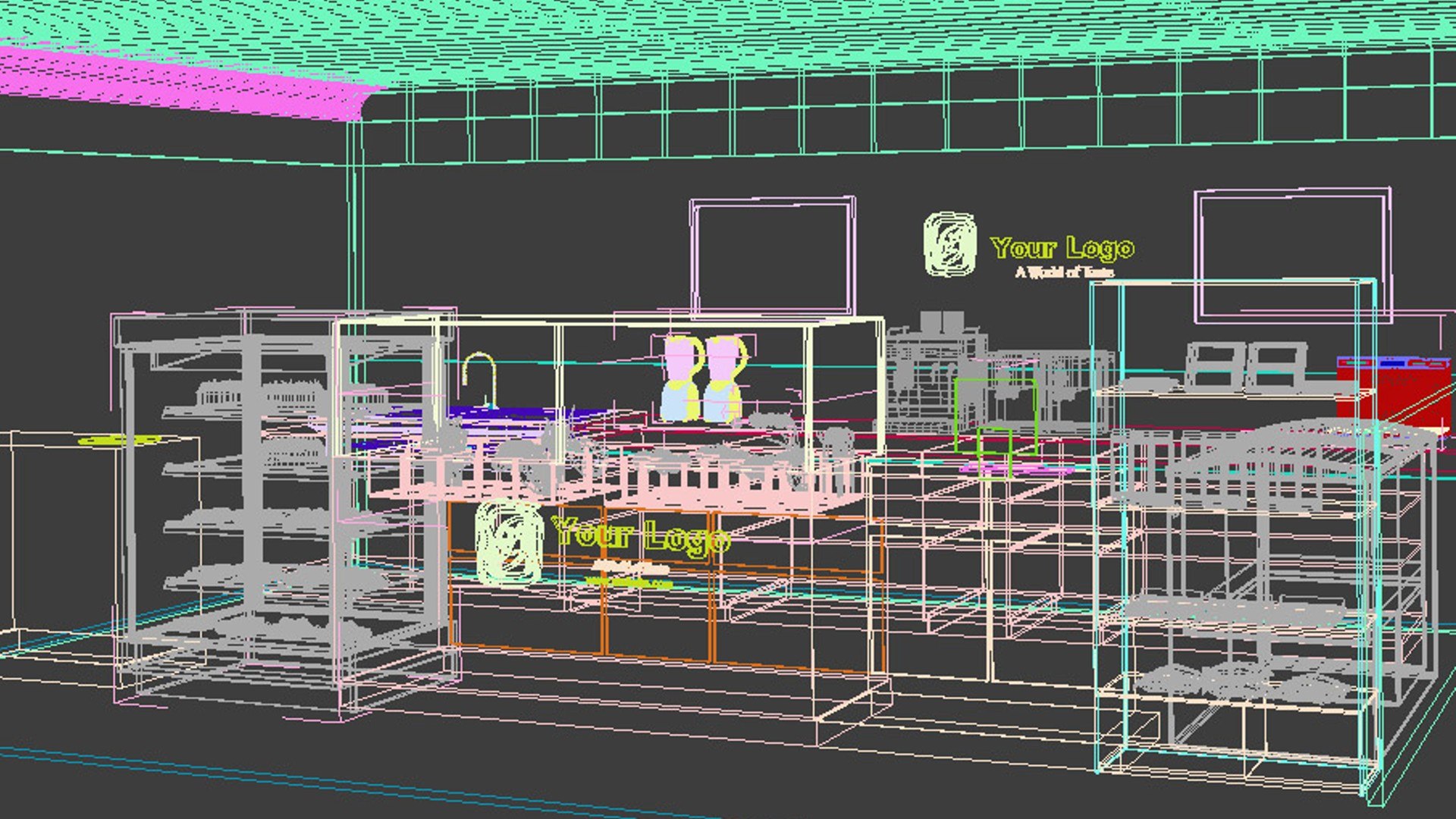 Shop Interior 3D - TurboSquid 1803980