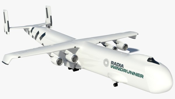 modelo 3d Avión de carga Radia Windrunner preparado para Maya ...