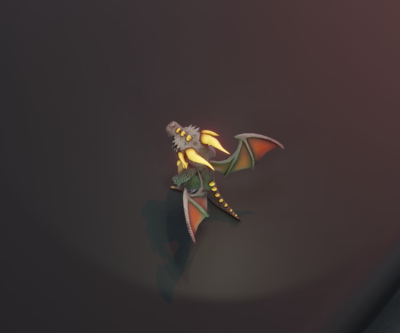 Cartoon Black Dragon Animated 3D Model - TurboSquid 2149089