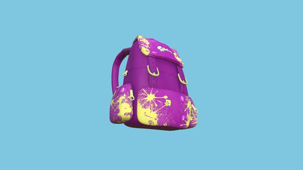 3D Splatoon Backpack - Character Fashion Design - TurboSquid 1716617