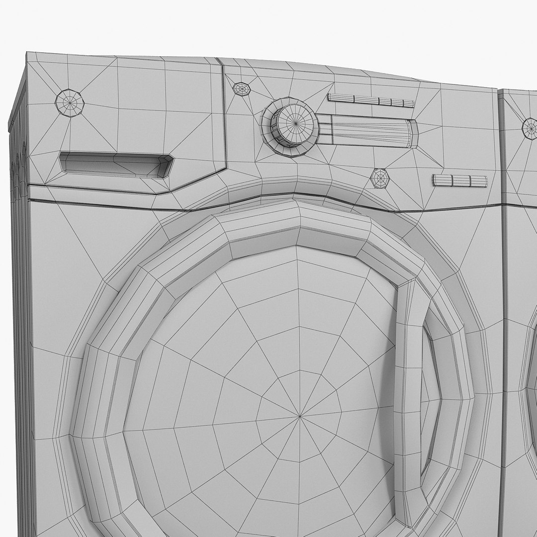 3d Washer Dryer Model