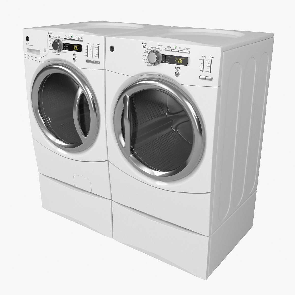 3d washer dryer model