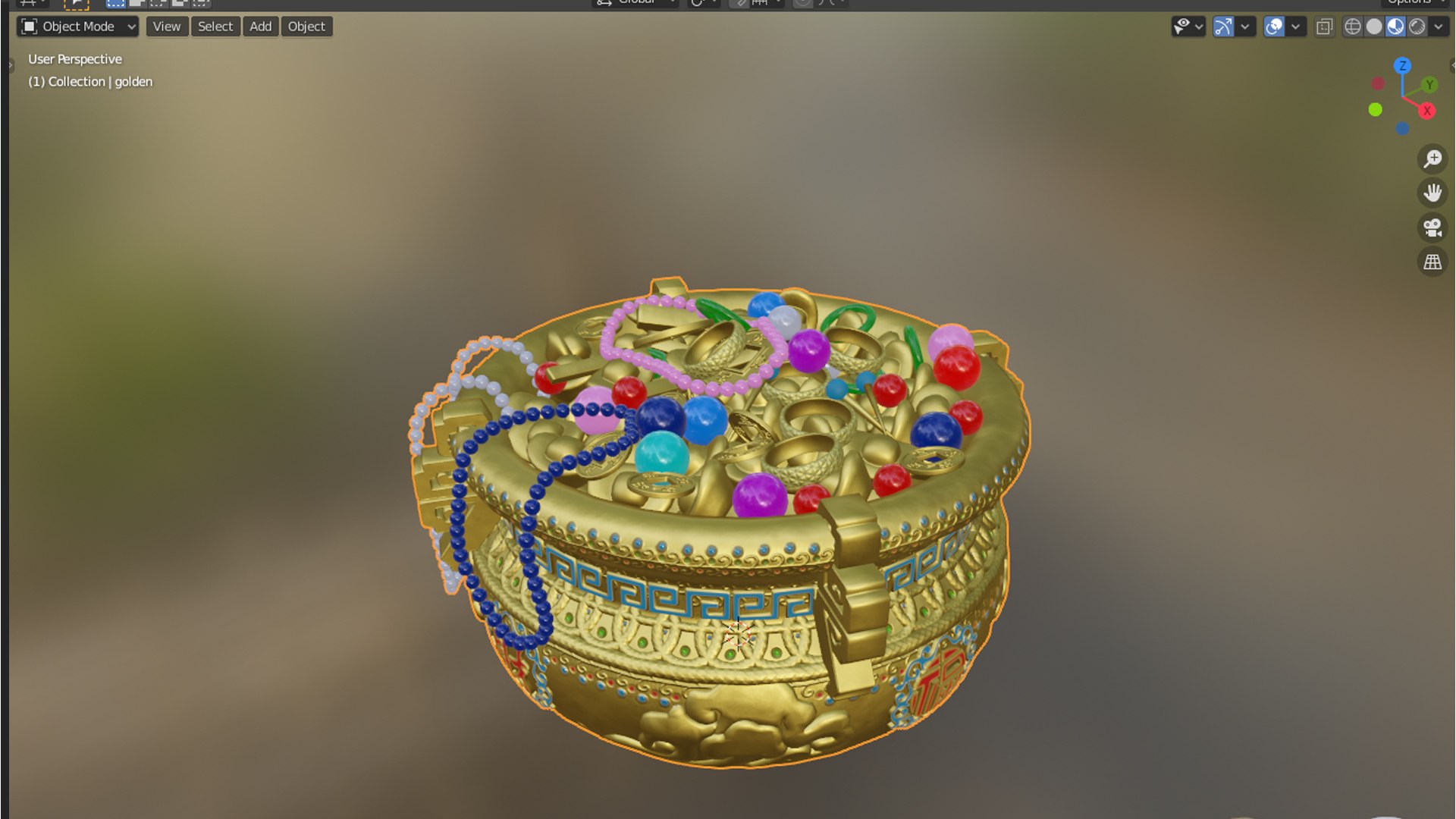 Cornucopia - Gold Ingot Coin Bullion 3D - TurboSquid 2332949