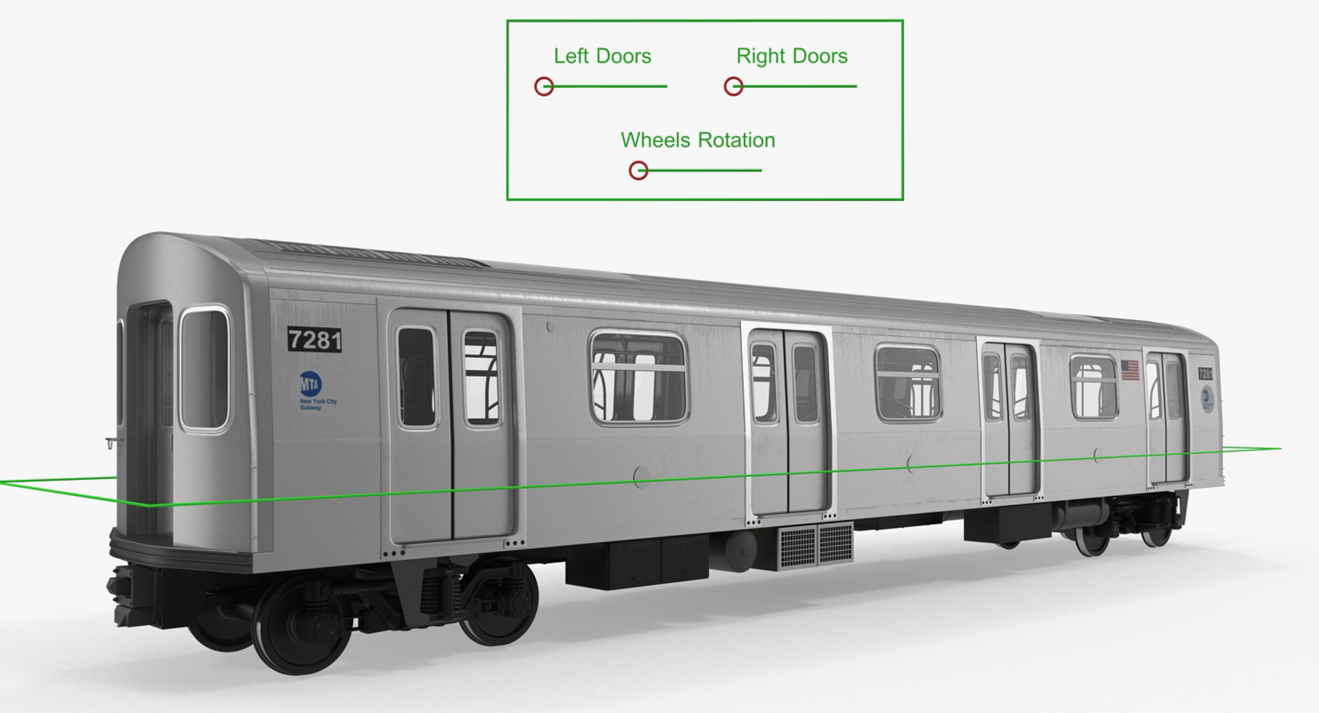 Subway Passanger Wagon R160 Model - TurboSquid 1255703
