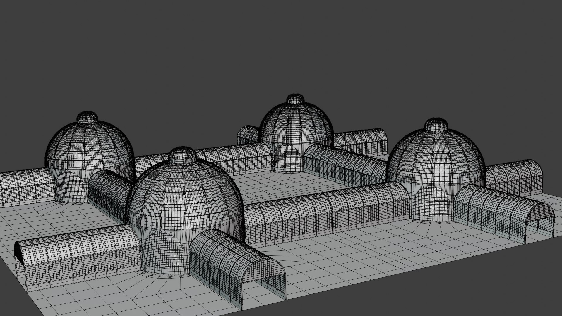 Pavilion glass building II 3D - TurboSquid 2150209