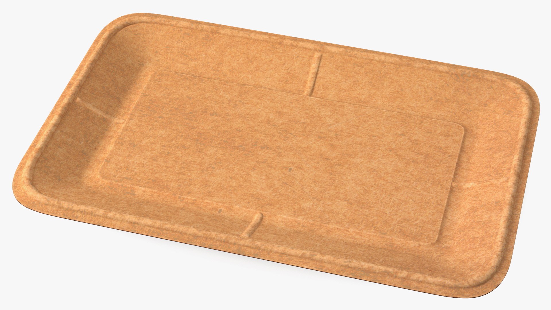 3D Brown Disposable Paper Plate - TurboSquid 2076937