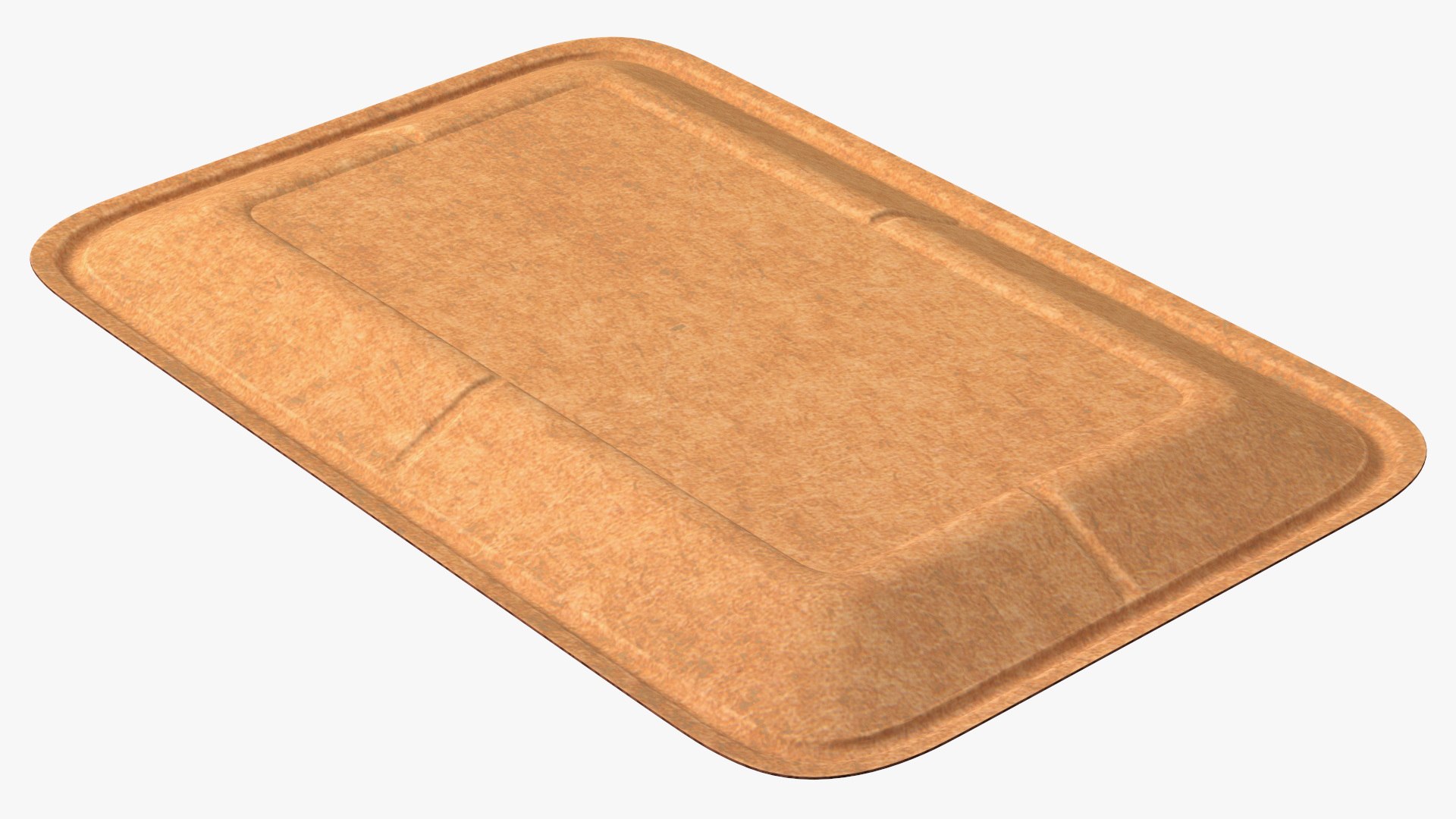 3D Brown Disposable Paper Plate - TurboSquid 2076937