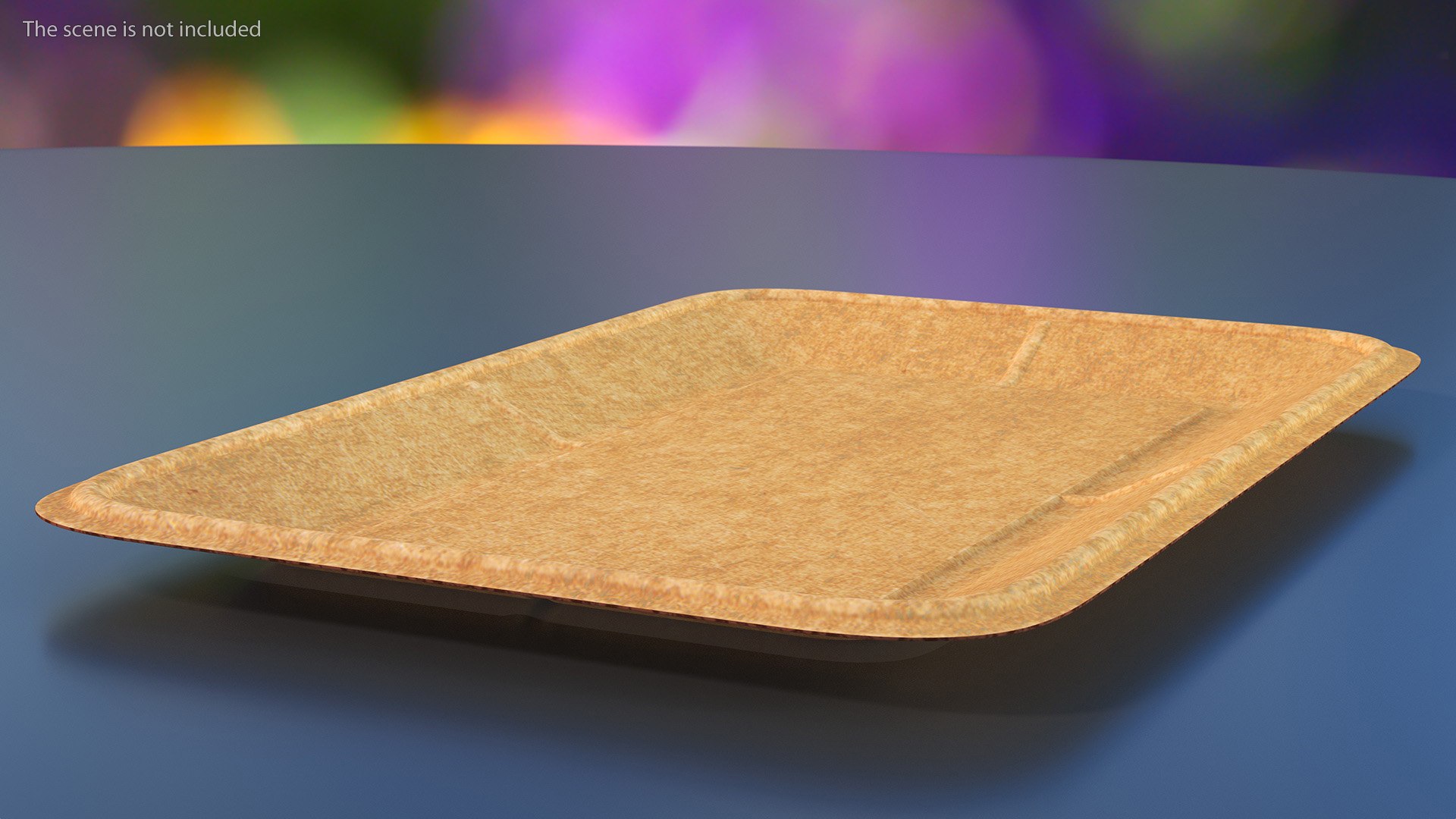 3D Brown Disposable Paper Plate - TurboSquid 2076937