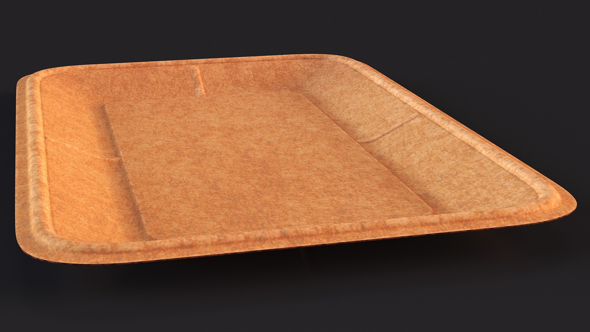 3D Brown Disposable Paper Plate - TurboSquid 2076937
