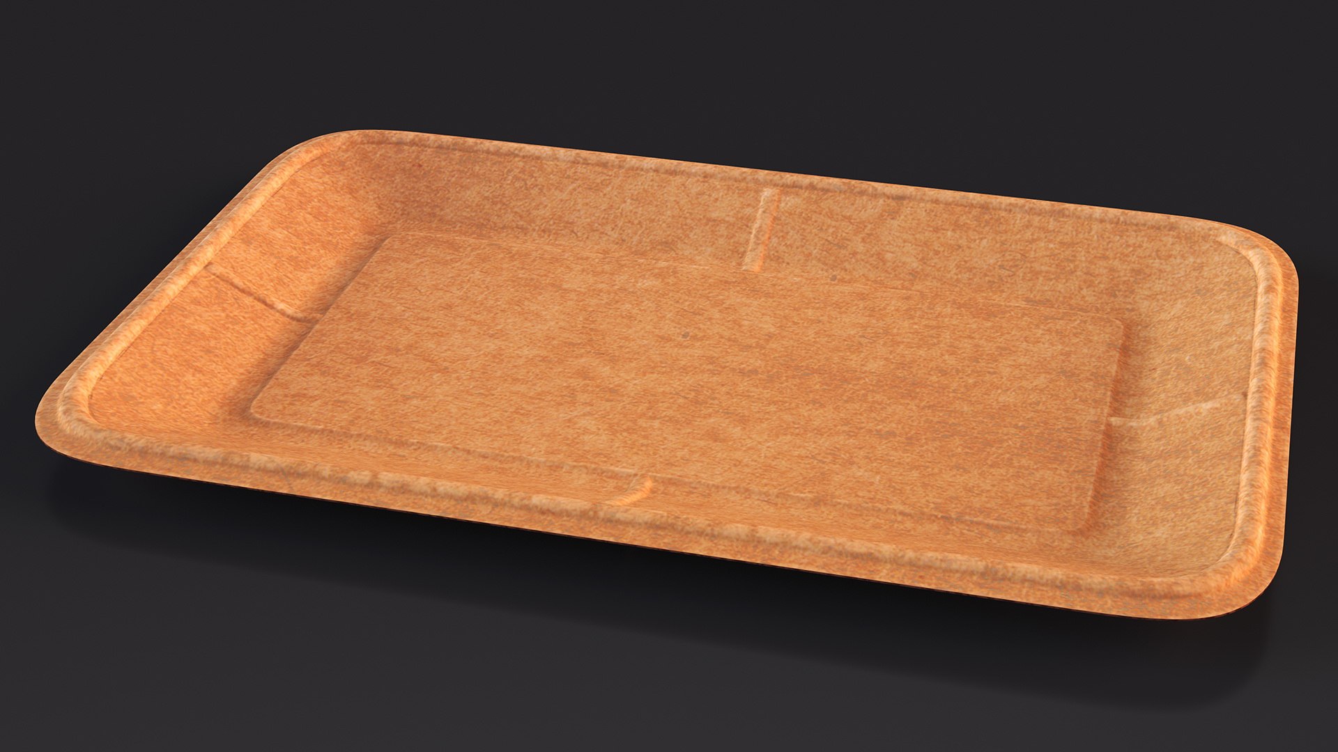 3D Brown Disposable Paper Plate - TurboSquid 2076937