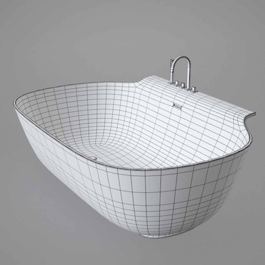 3d bath bathtub tub model