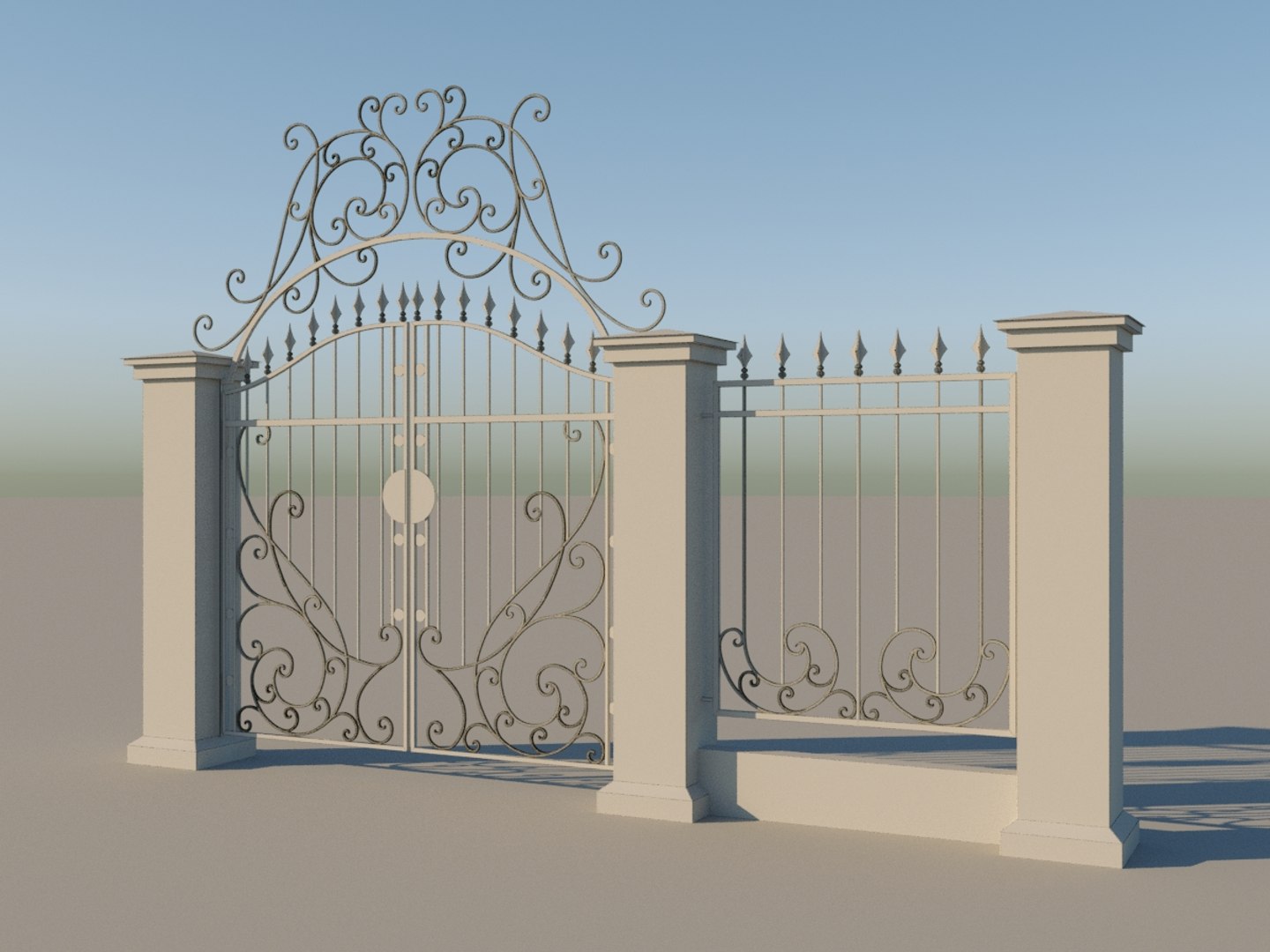 Gate 3D Model - TurboSquid 1390680