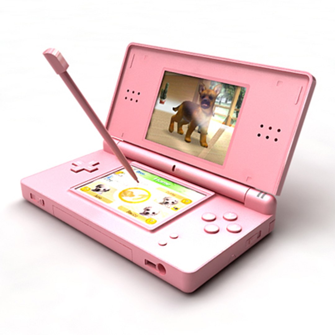 3d Model Of Nintendo Ds Lite 5