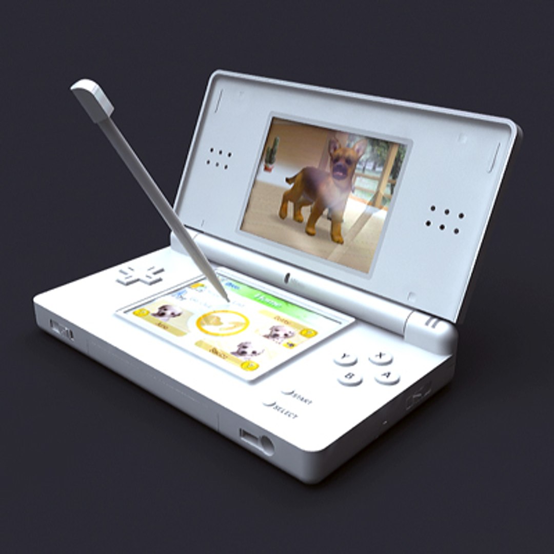 3d Model Of Nintendo Ds Lite 5