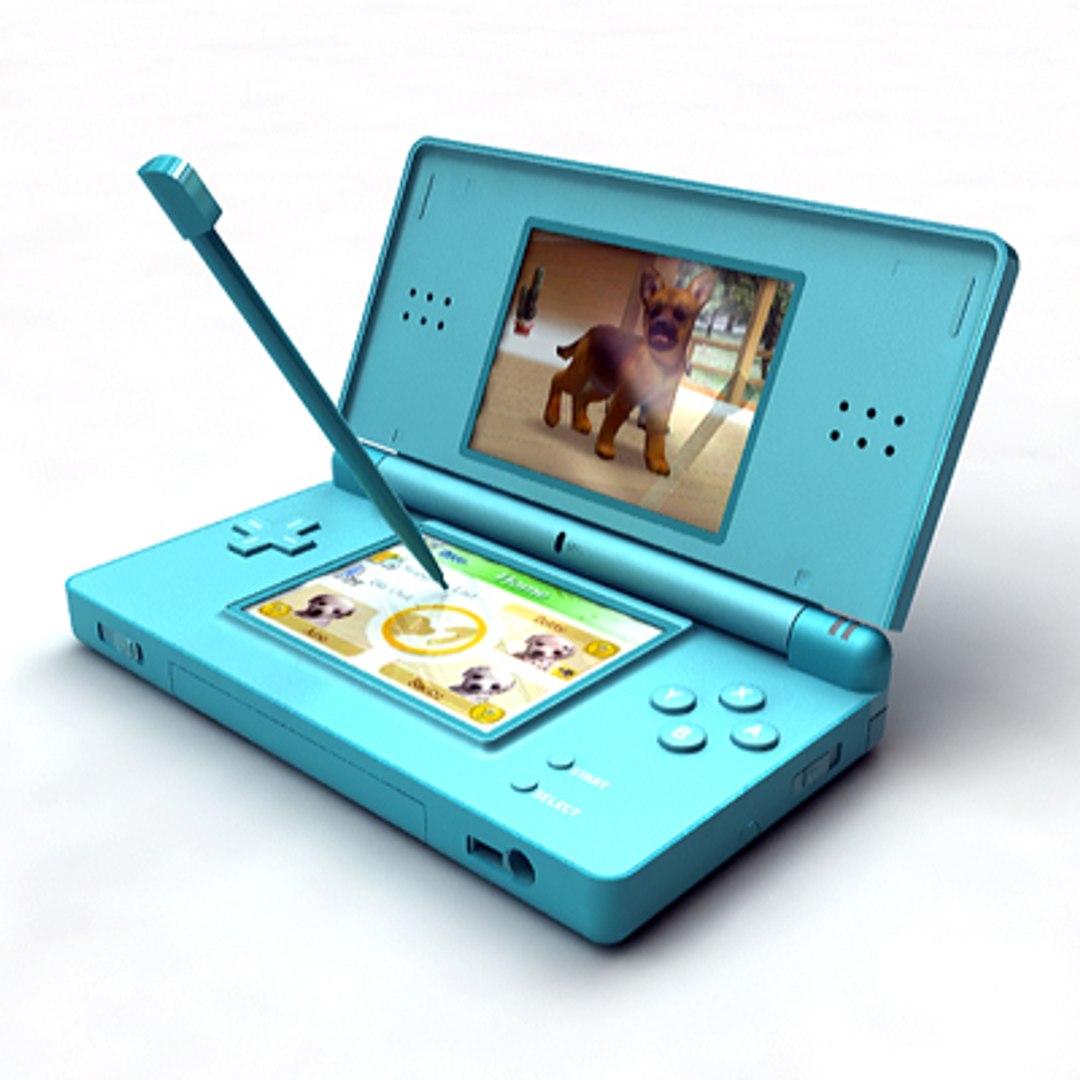 3d Model Of Nintendo Ds Lite 5