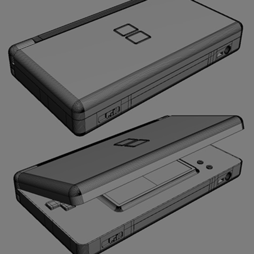3d Model Of Nintendo Ds Lite 5