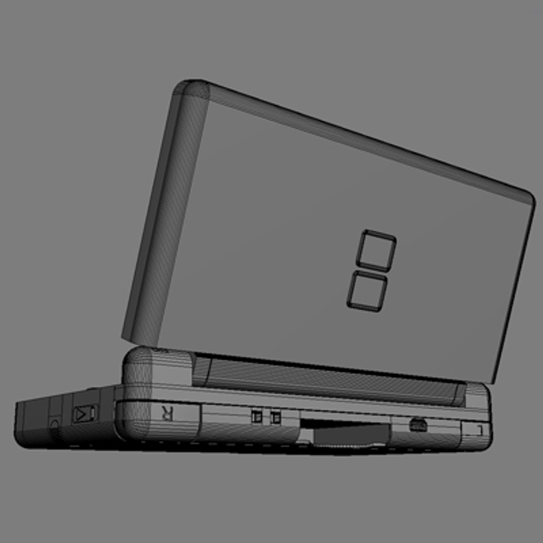 3d Model Of Nintendo Ds Lite 5