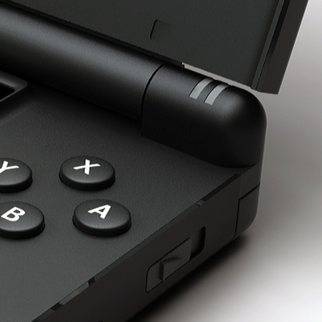 3d Model Of Nintendo Ds Lite 5
