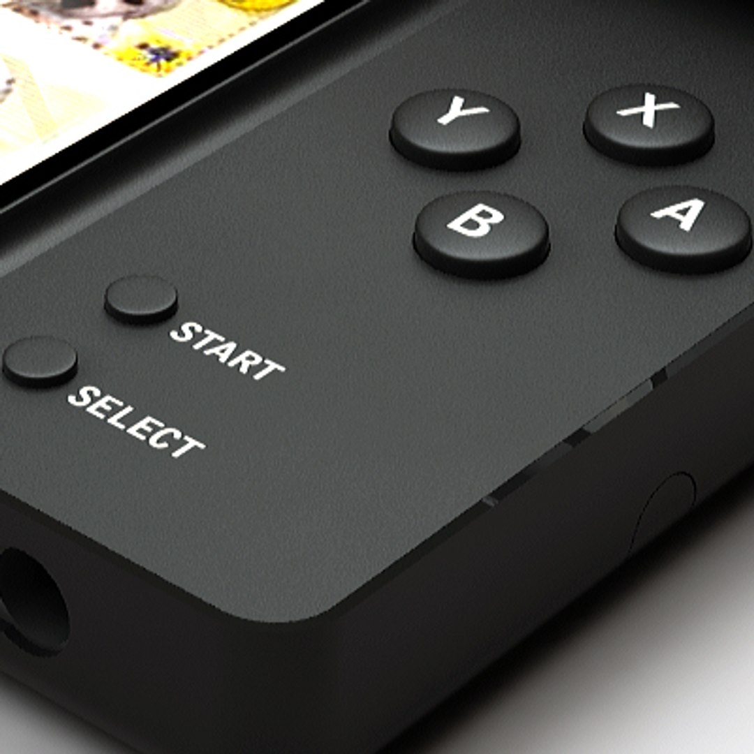 3d Model Of Nintendo Ds Lite 5