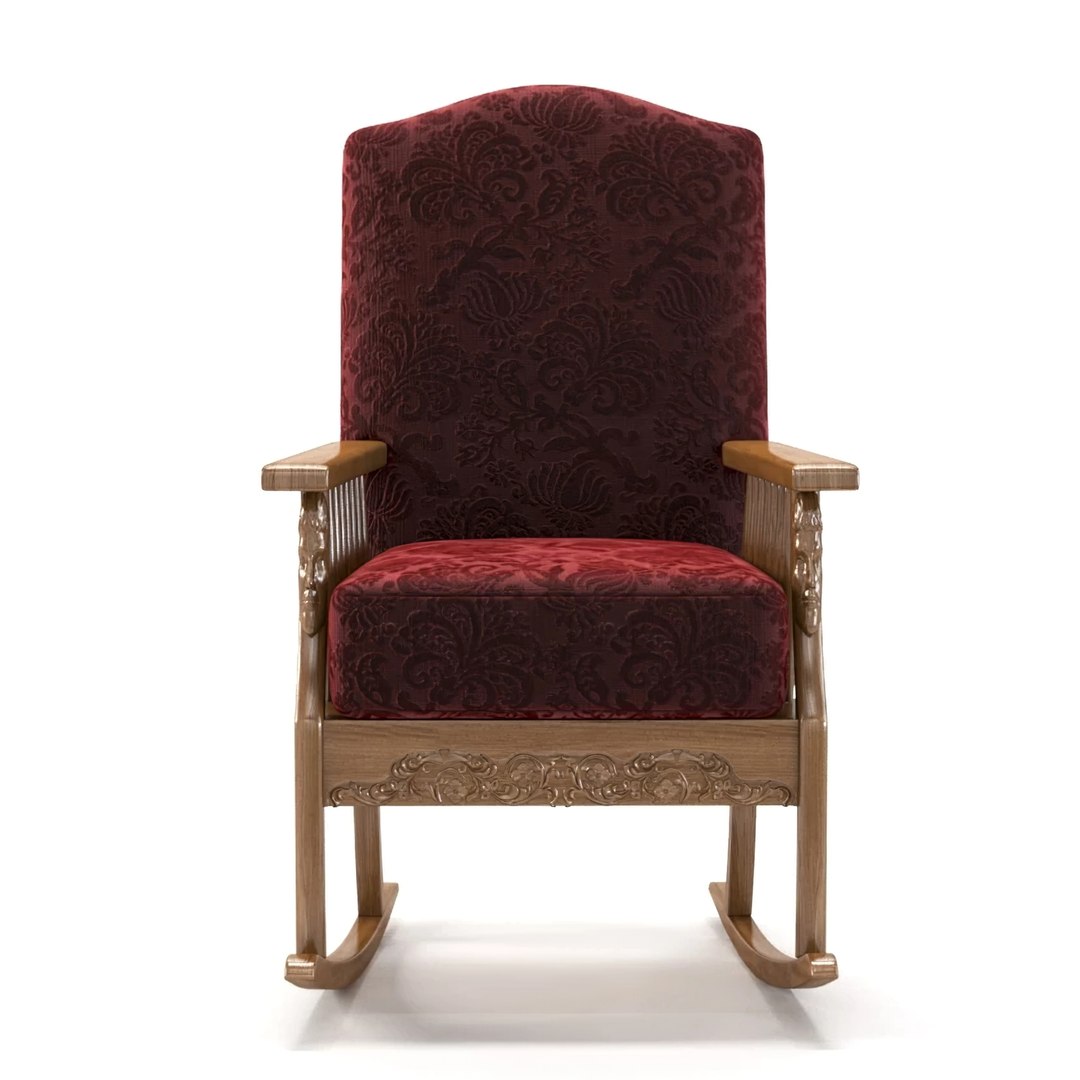 Free 3D 1920s Rocking Chair Model - TurboSquid 1950501