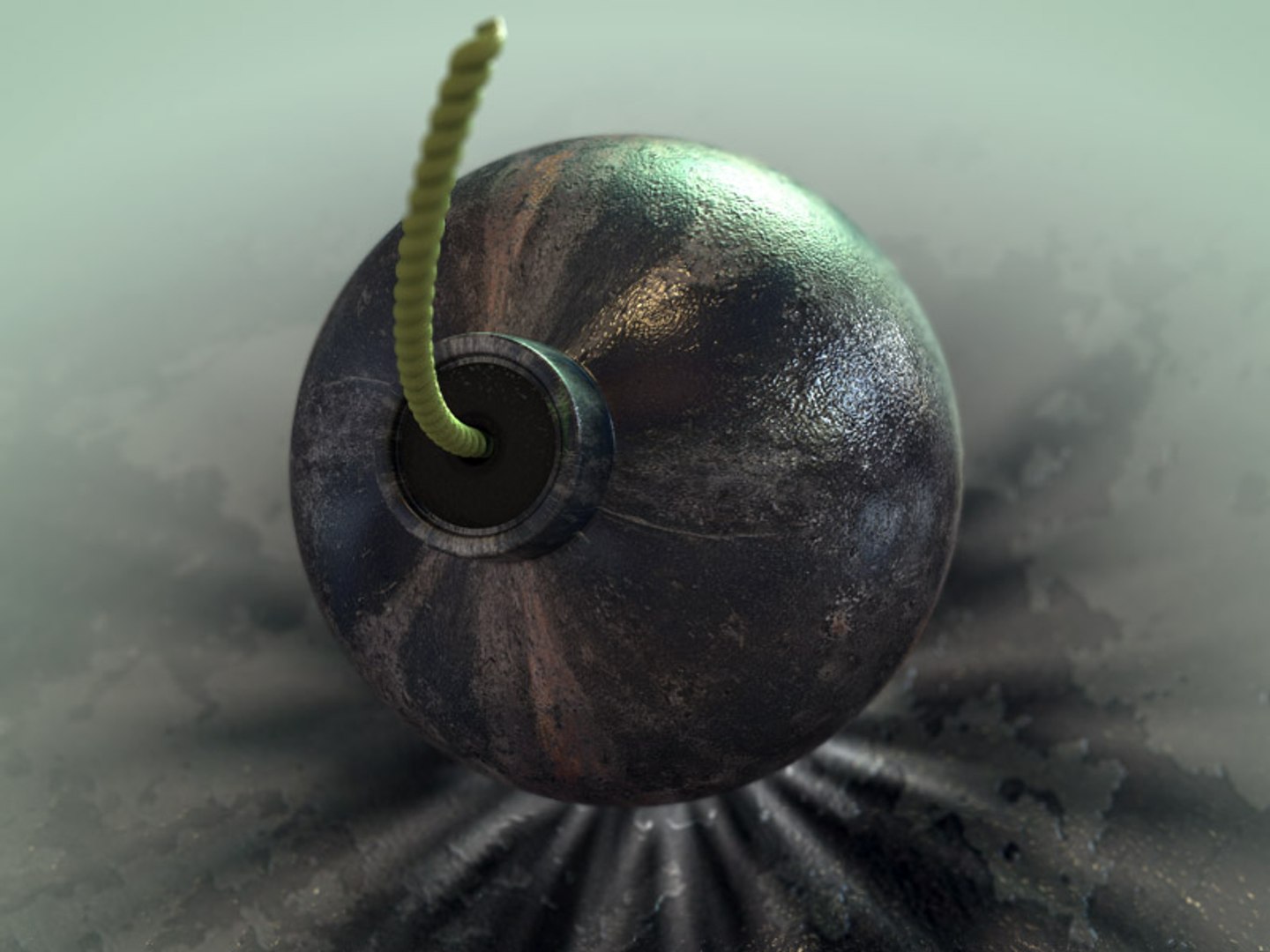 Bomb Spherical 3d C4d