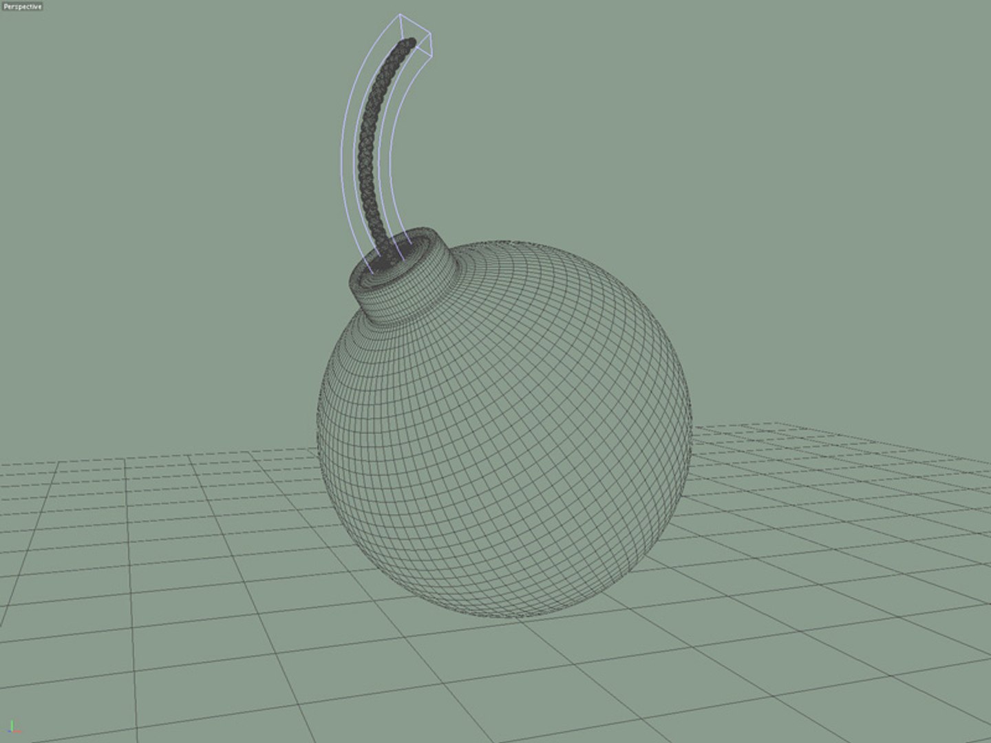 Bomb Spherical 3d C4d