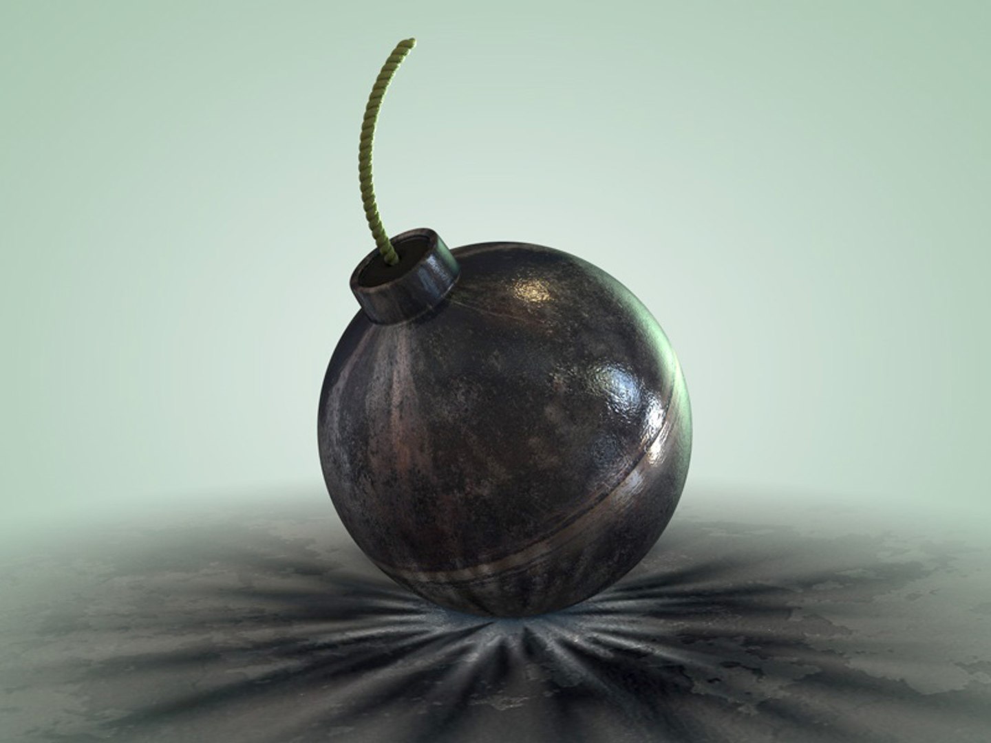 Bomb Spherical 3d C4d
