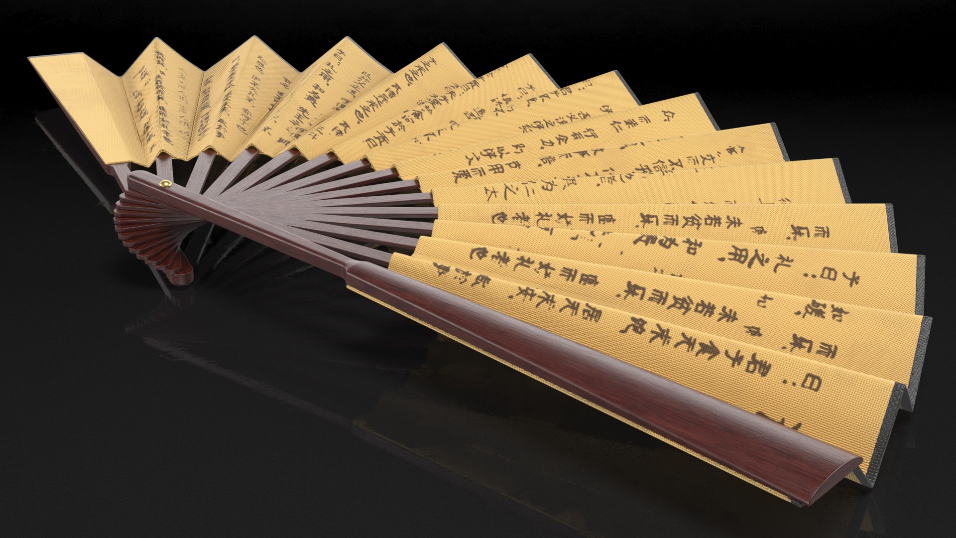 Traditional Personal Fans Collection 3D - TurboSquid 1839499