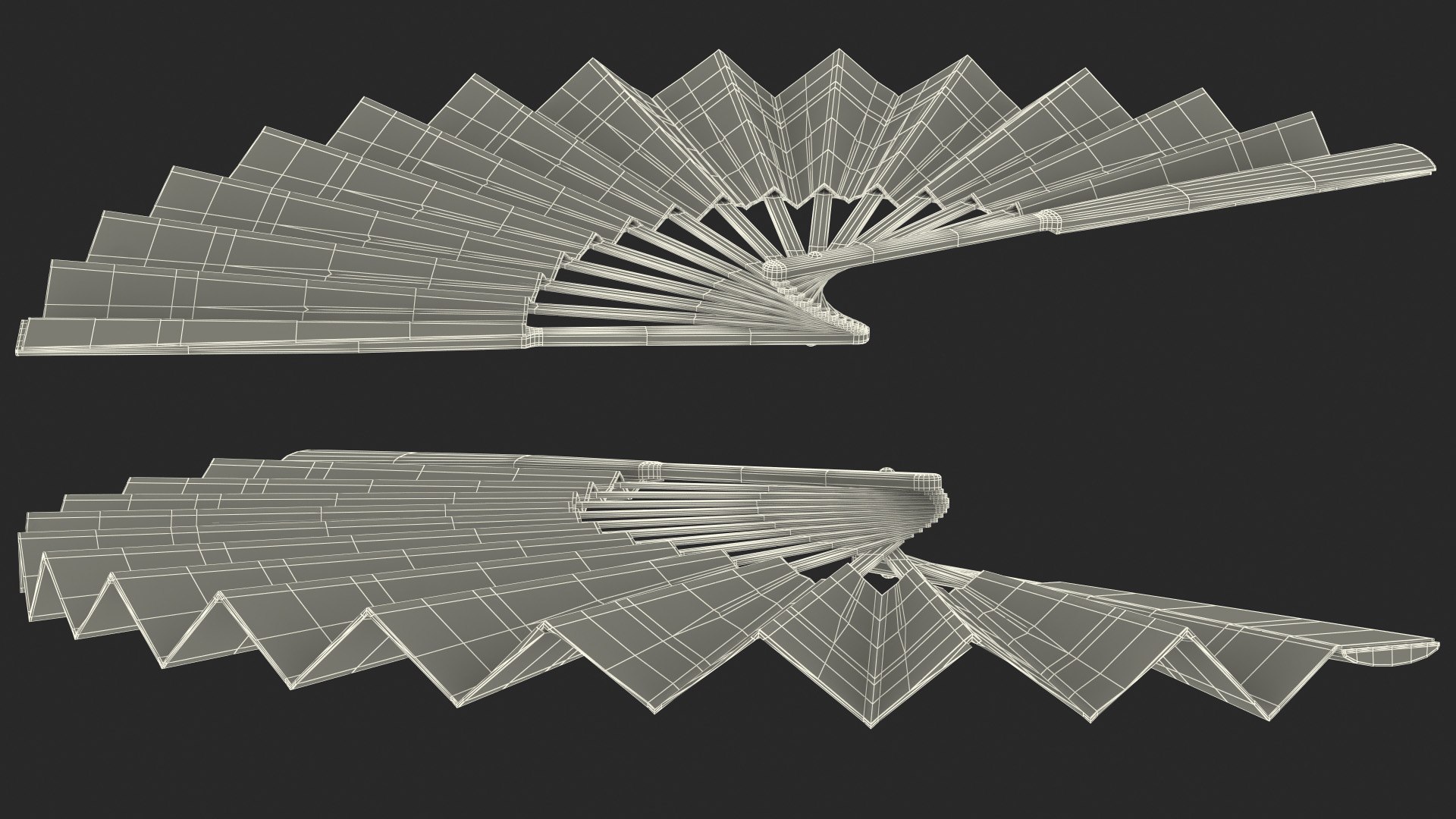 Traditional Personal Fans Collection 3D - TurboSquid 1839499