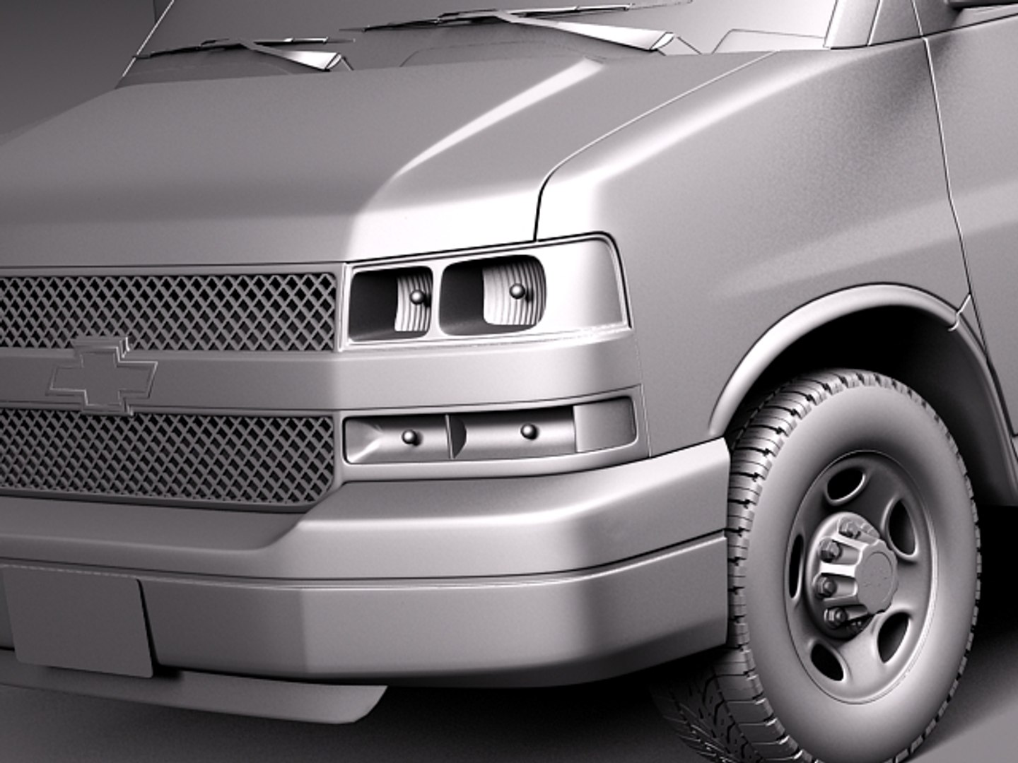 2010 2013 Van Passenger 3d Model