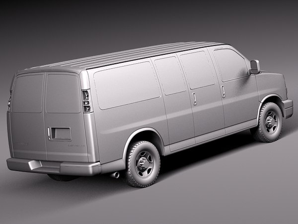 2010 2013 van passenger 3d model