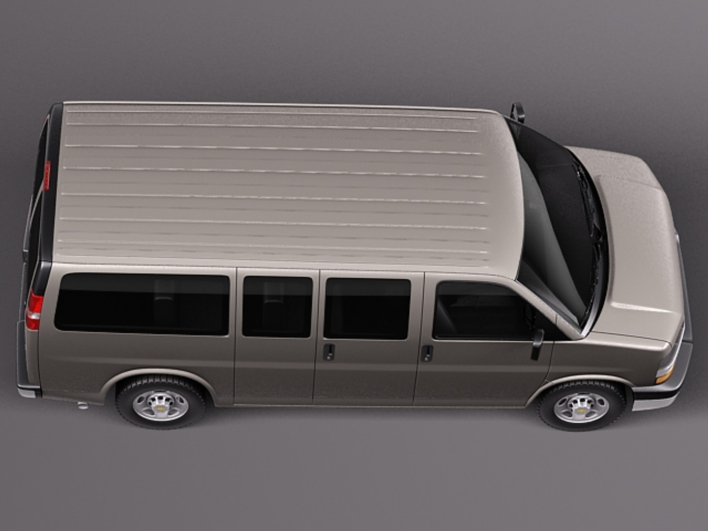 2010 2013 Van Passenger 3d Model