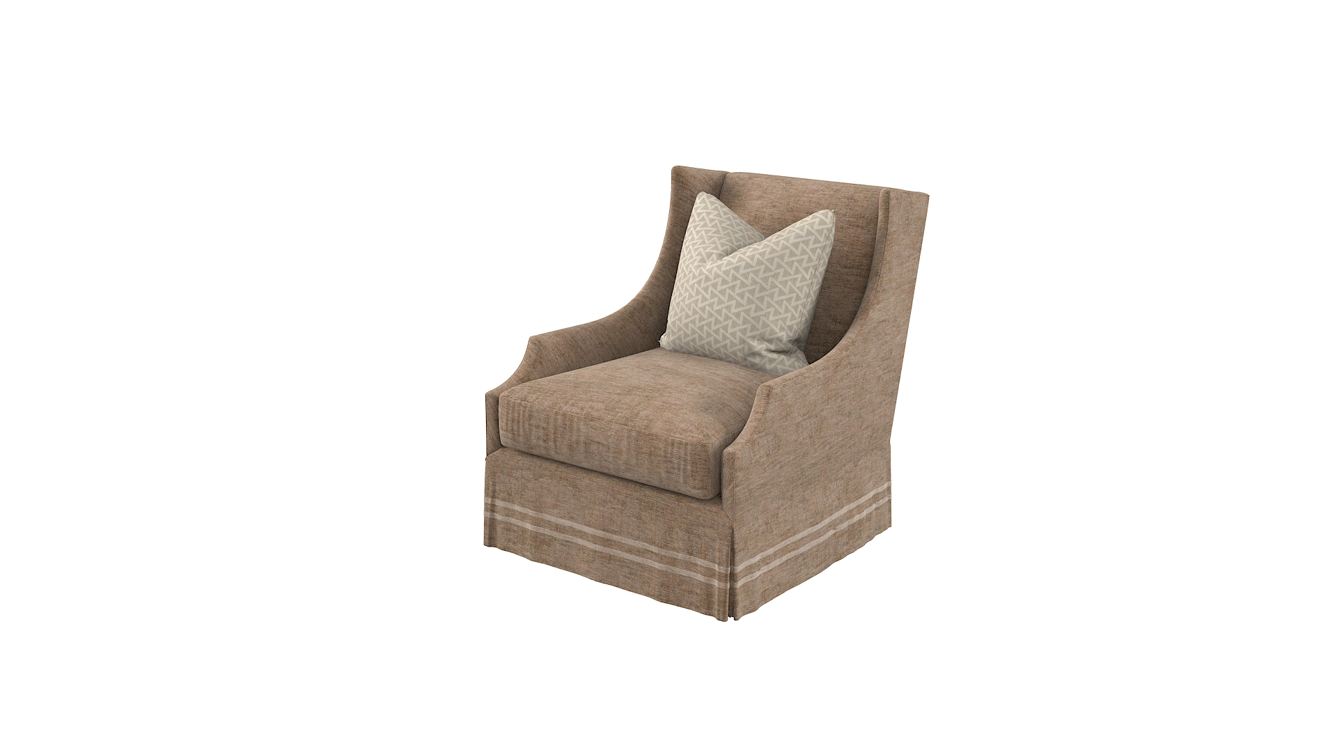 Traditional Wing Chair 3D Model - TurboSquid 1632074