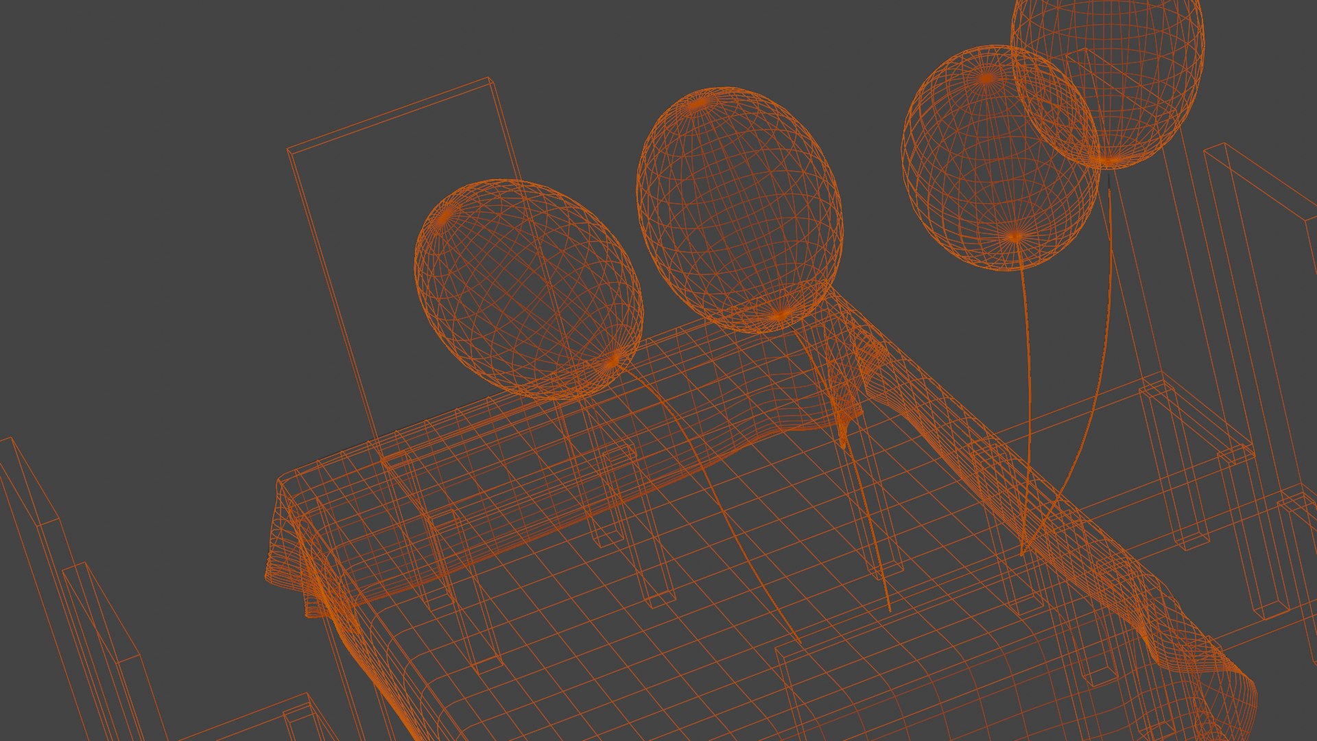 3D Birthday Party Picnic Table - TurboSquid 2257106