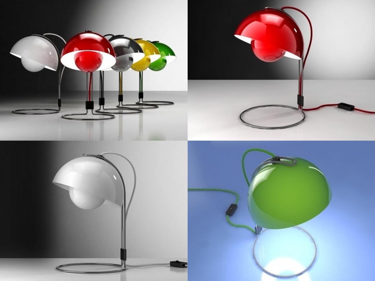 Flowerpot Vp4 3D Model - TurboSquid 1176309