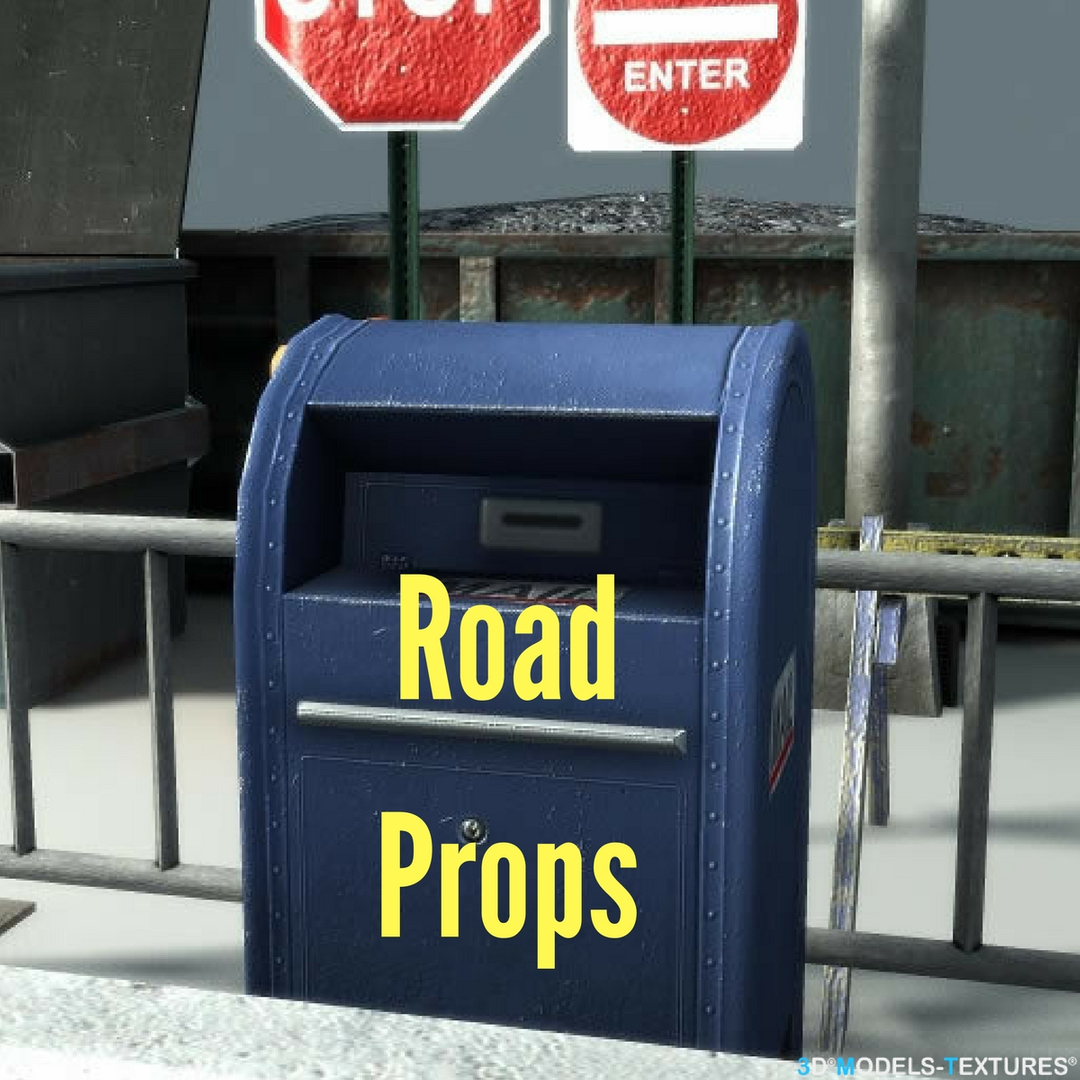 3D road prop - TurboSquid 1212256
