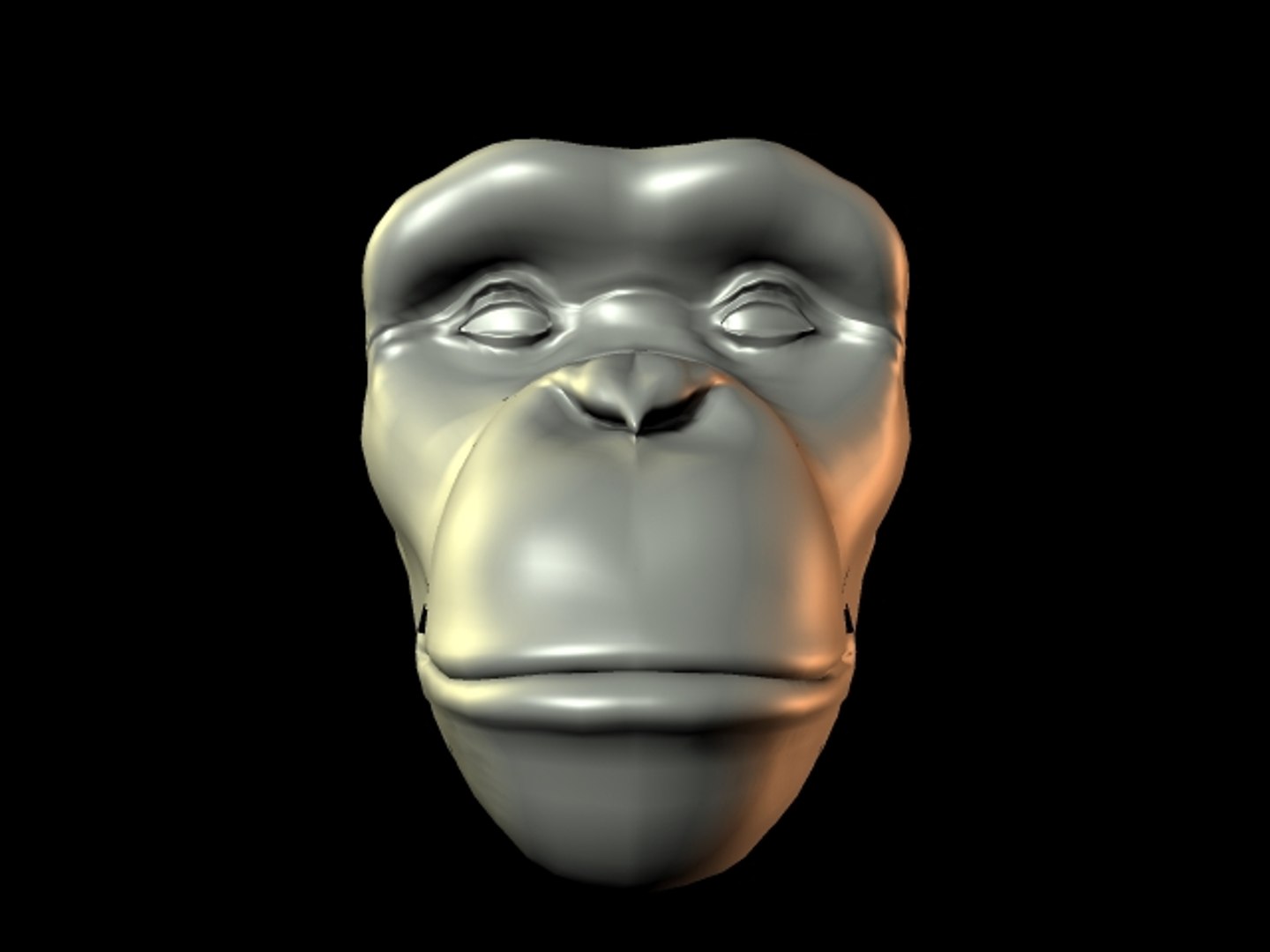 3dsmax chimpanzee character animation
