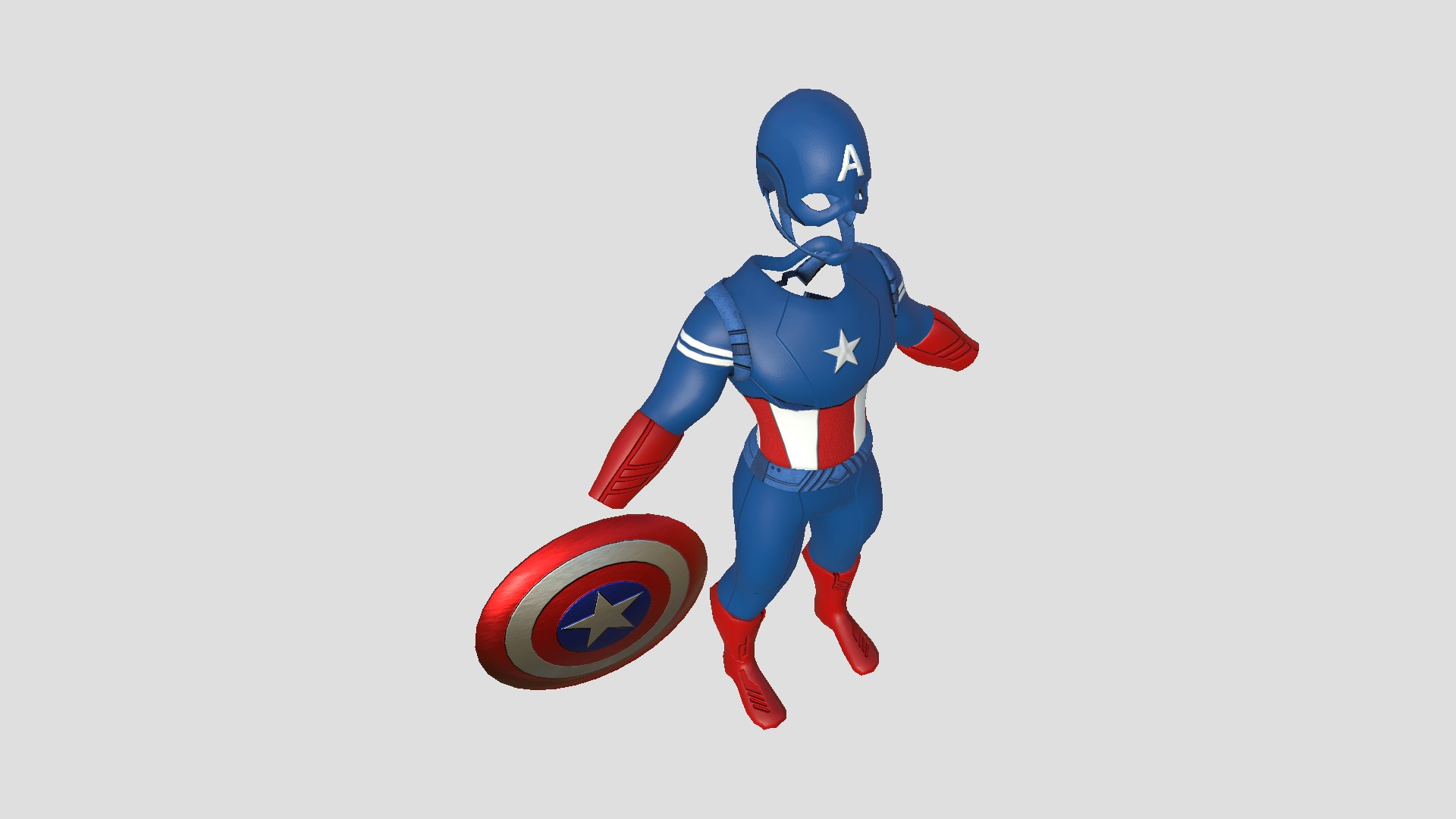 Captain America Outfit 04 - Character Design Fashion 3D - TurboSquid ...