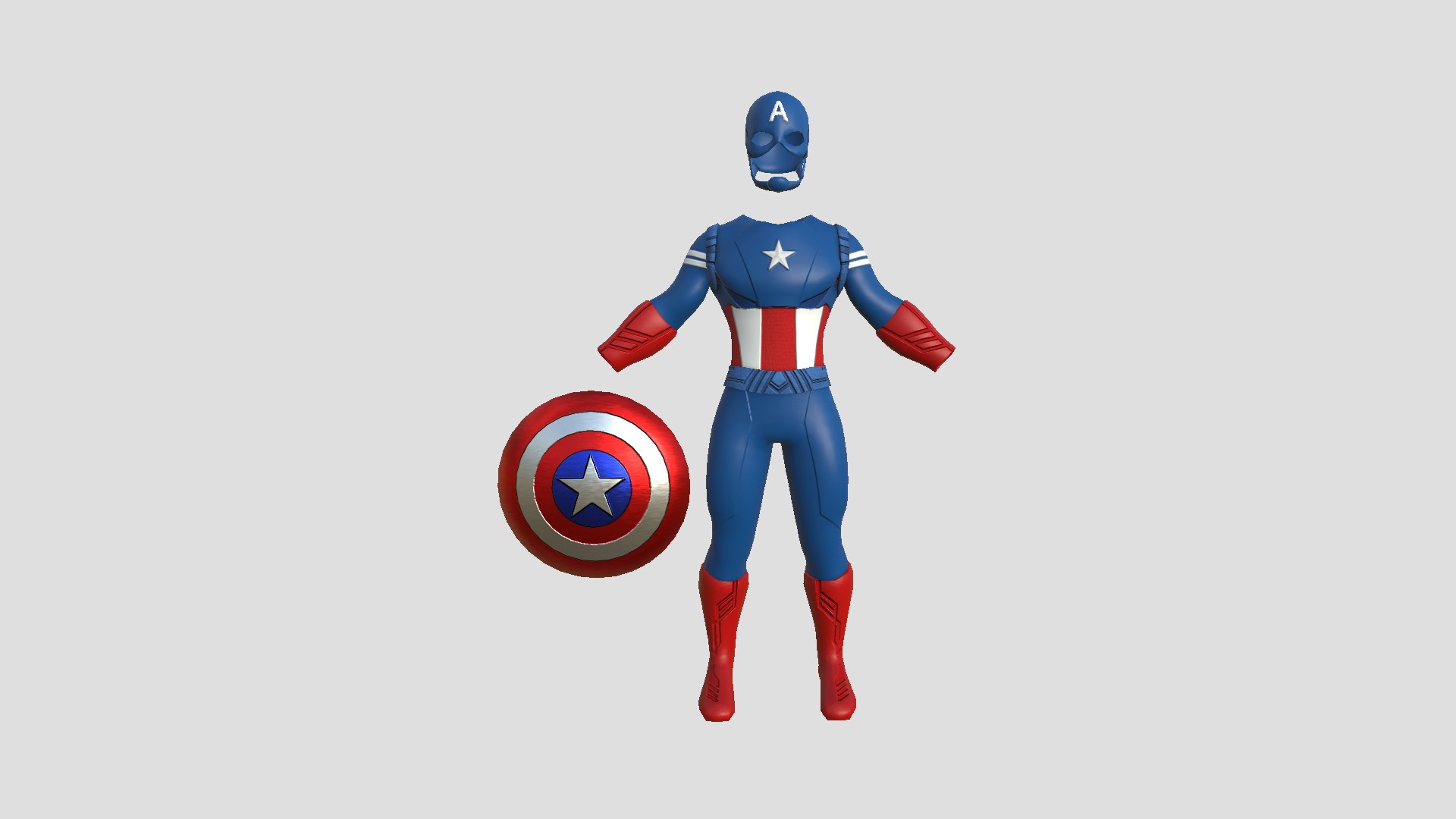 Captain America Outfit 04 - Character Design Fashion 3D - TurboSquid ...