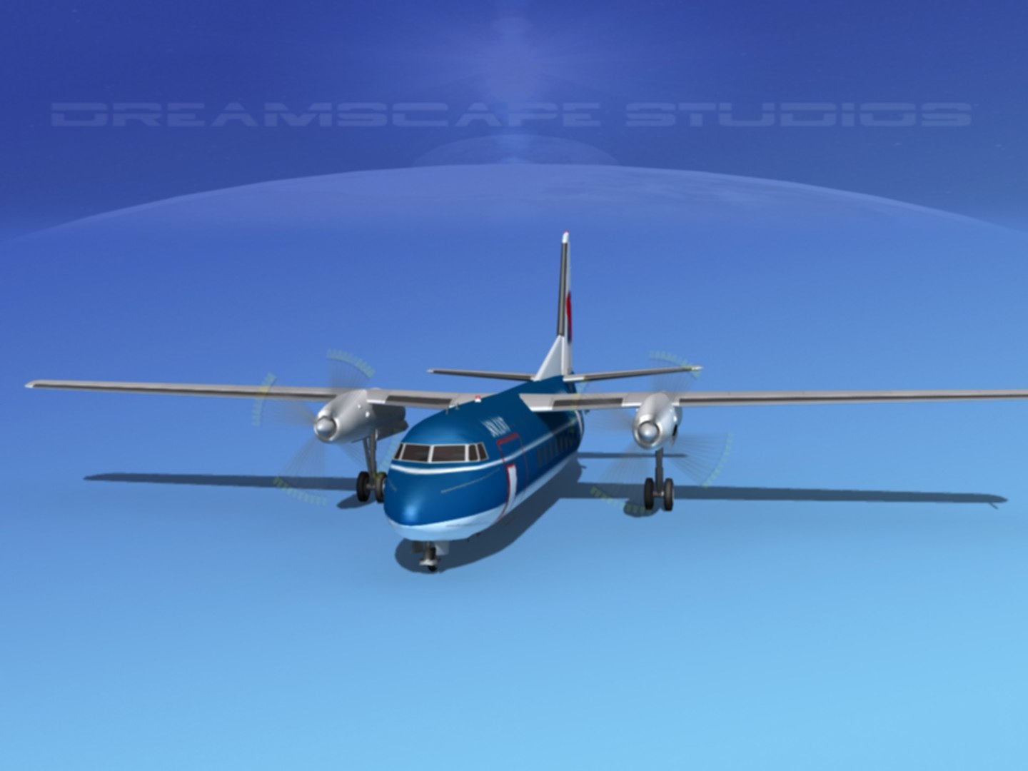 3d Model Fokker F-27