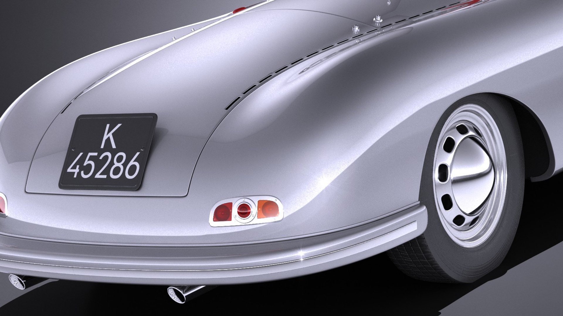 3d 3ds Porsche 356 Number