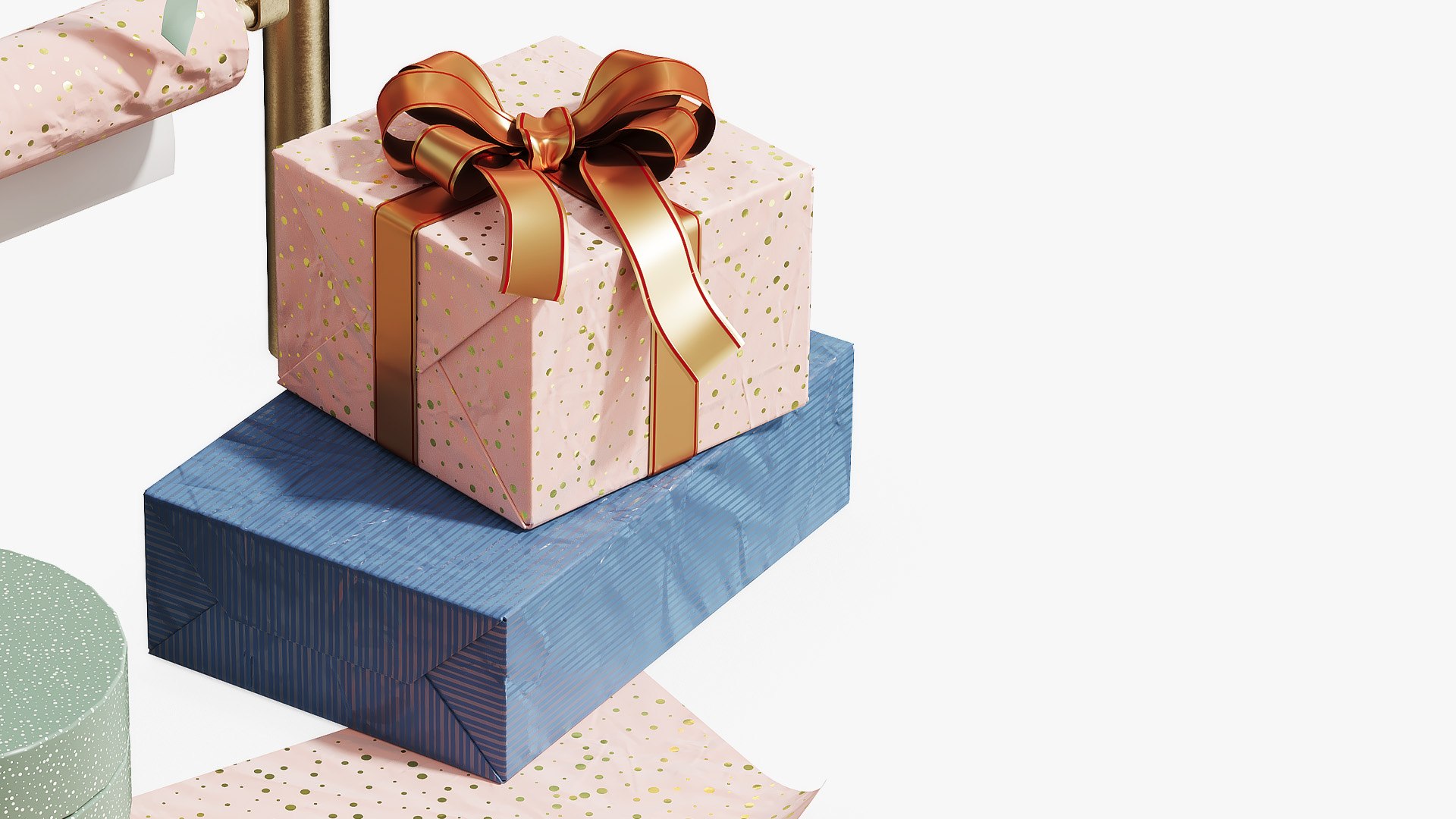 3D Gift Wrapping Kit - TurboSquid 2235179