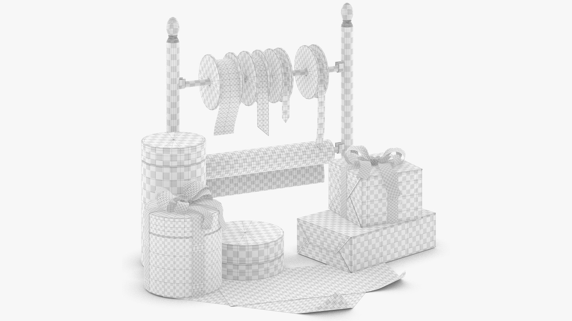3D Gift Wrapping Kit - TurboSquid 2235179