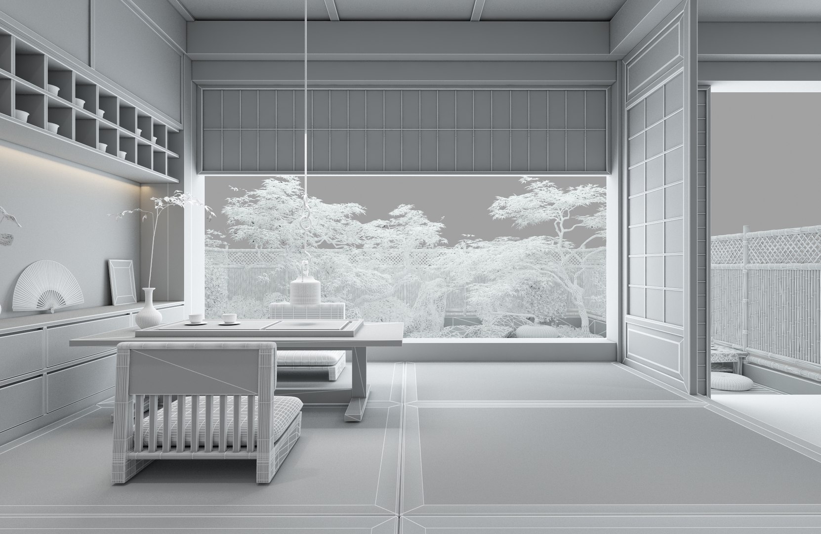 Japanese Room 02 3D Model - TurboSquid 2372802