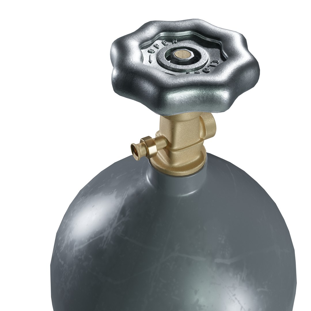 Nitro Nitrogen Tank 3D Model - TurboSquid 1644519