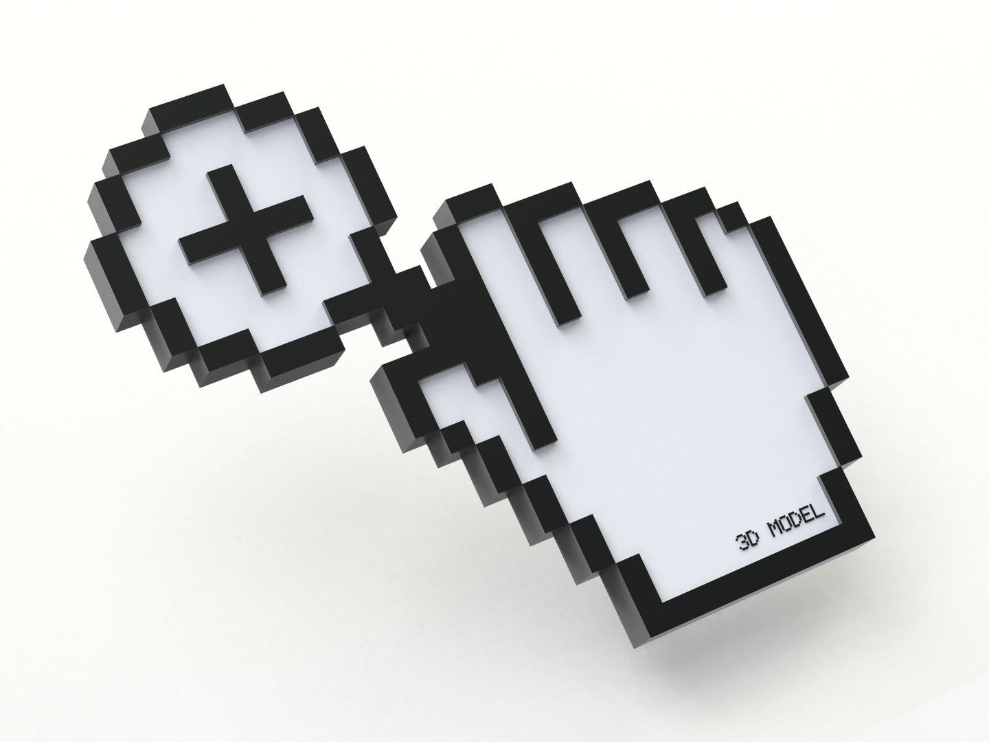 3D Cursor Creative Magnifier Model - TurboSquid 1481818