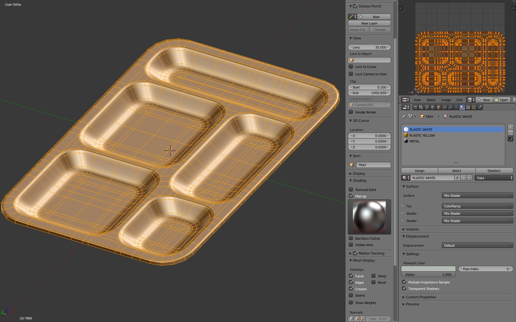 3D Food Tray Model - TurboSquid 1580339