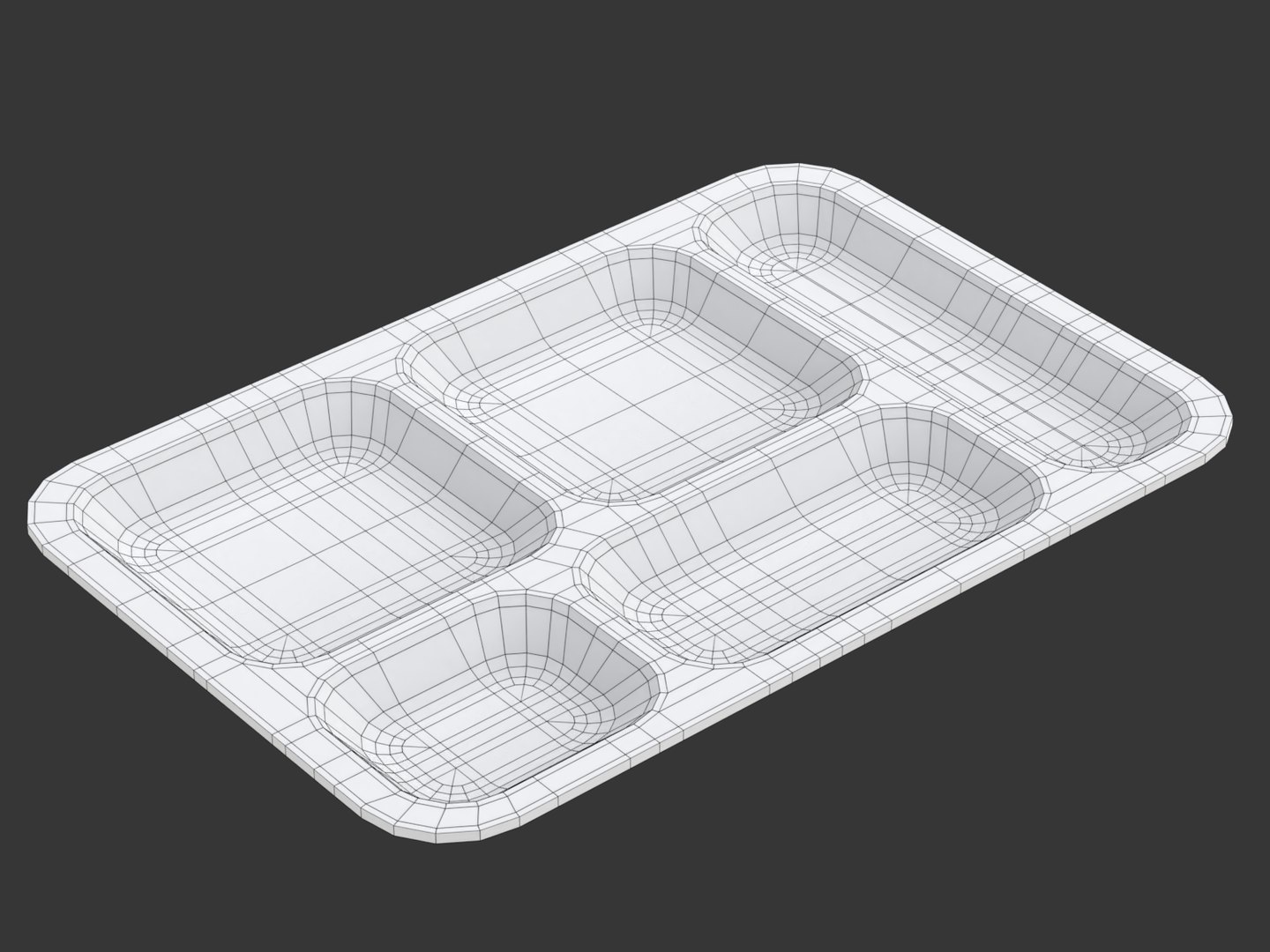 3D Food Tray Model - TurboSquid 1580339