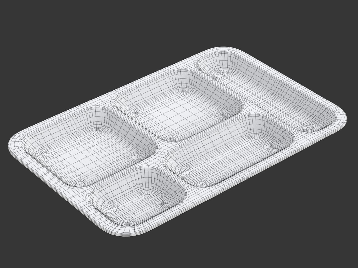 3D Food Tray Model - TurboSquid 1580339
