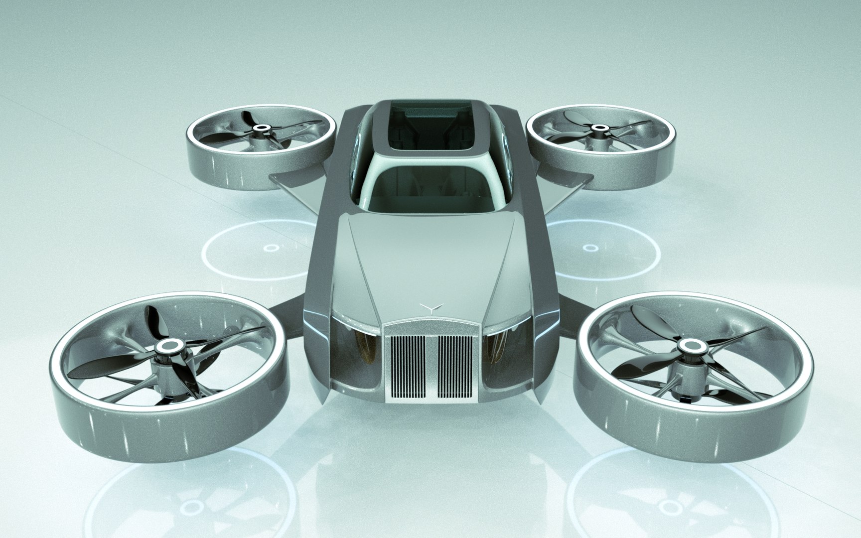 3D Model Car Copter - TurboSquid 1331230